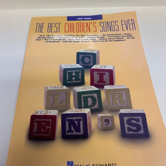 Hal Leonard | Toys | The Best Childrens Songs Ever Easy Piano Playbook ...